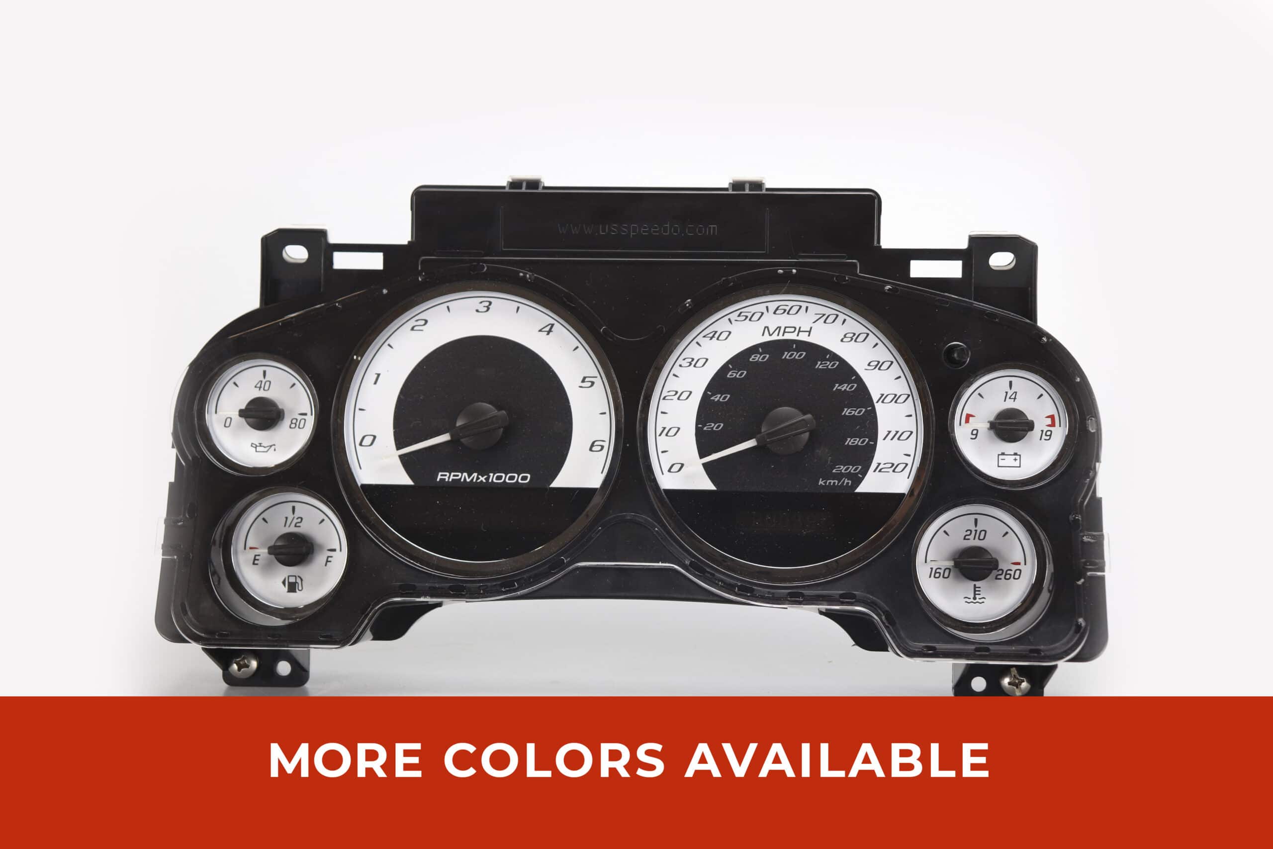 Pro Color Edition Custom Gauge Face Kit - US Speedo - Custom ...