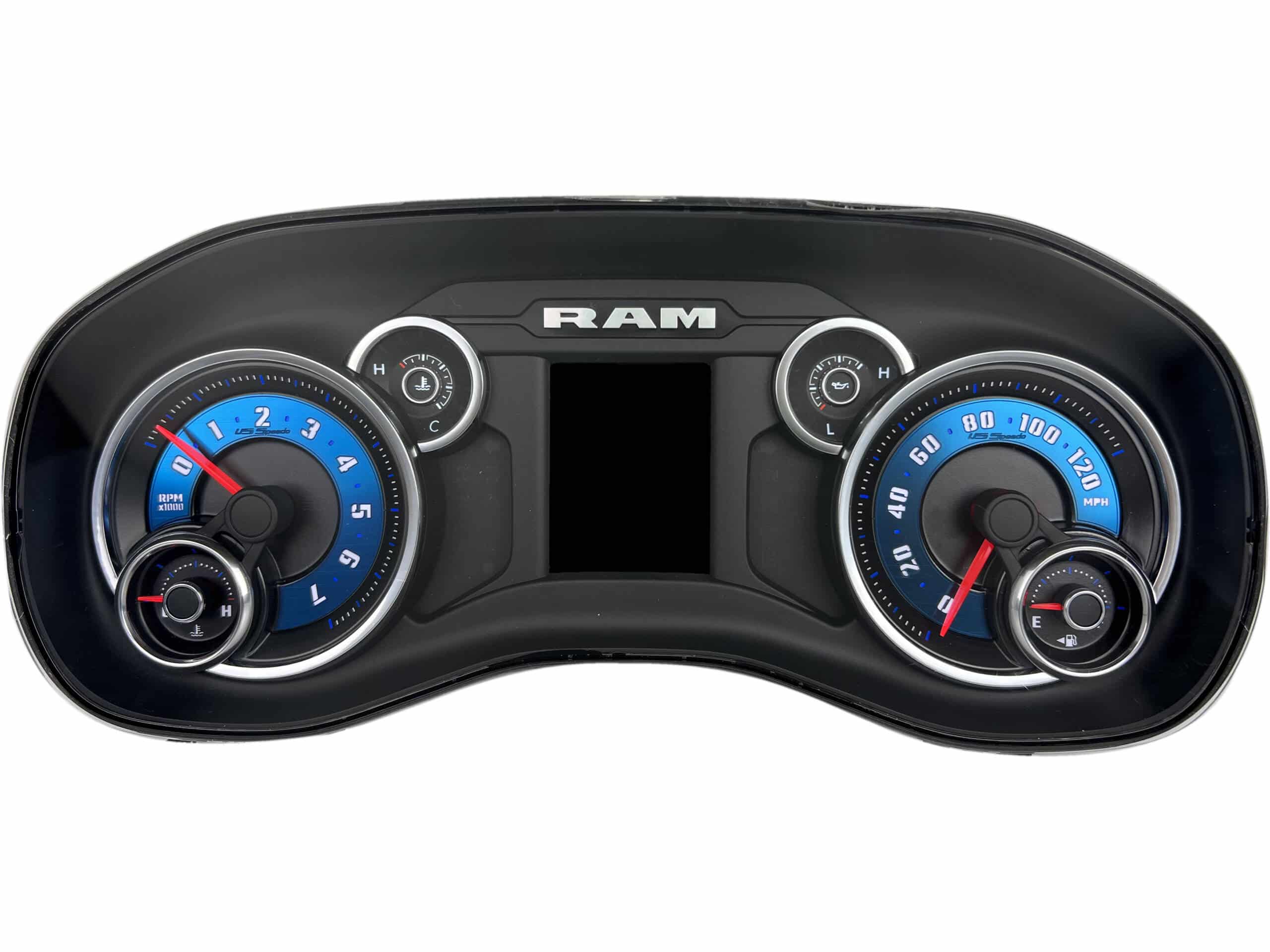 Aqua Edition Custom Gauge Face Kit - US Speedo - Custom Speedometers ...
