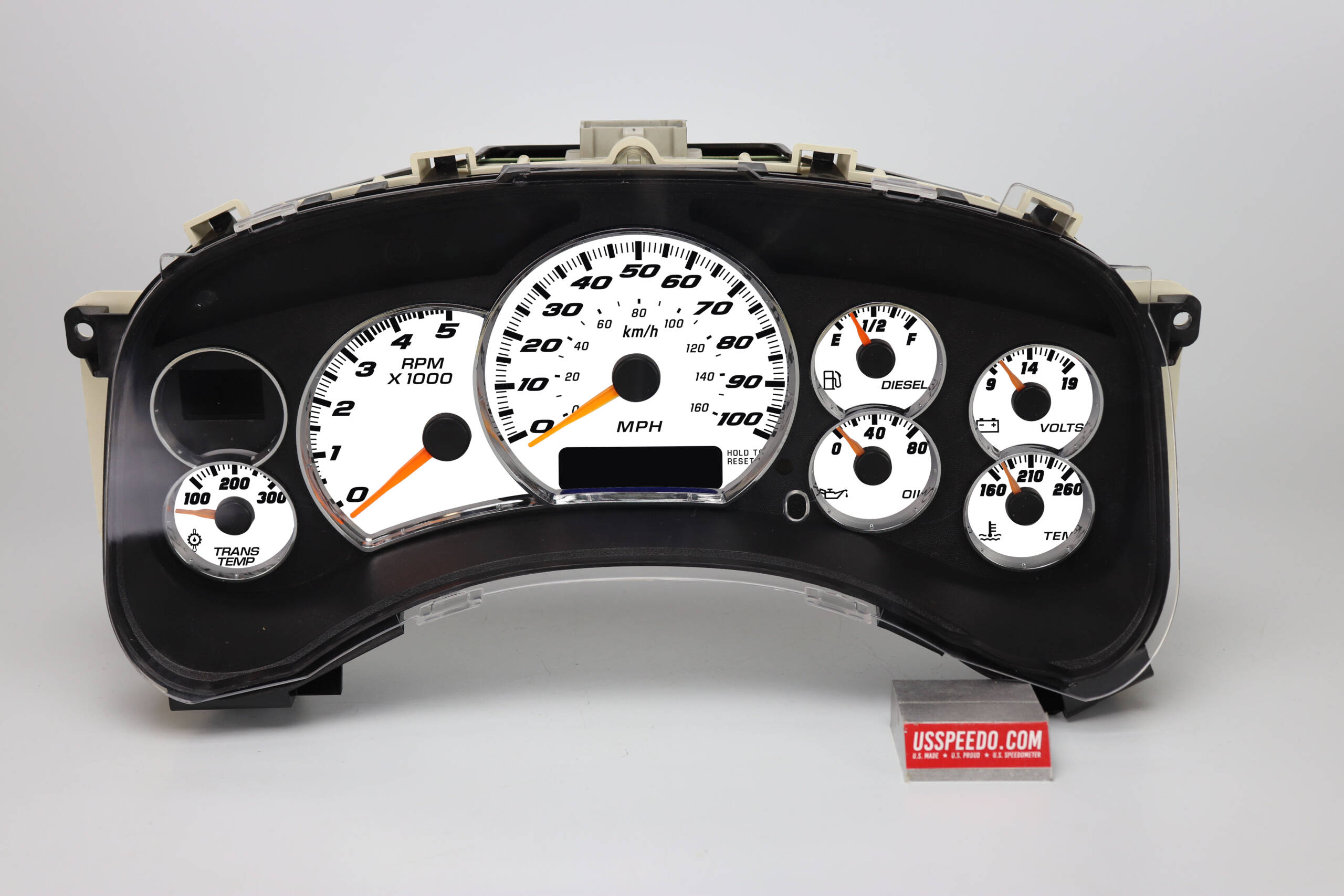 Pro Color Edition Custom Gauge Face Kit - US Speedo - Custom ...