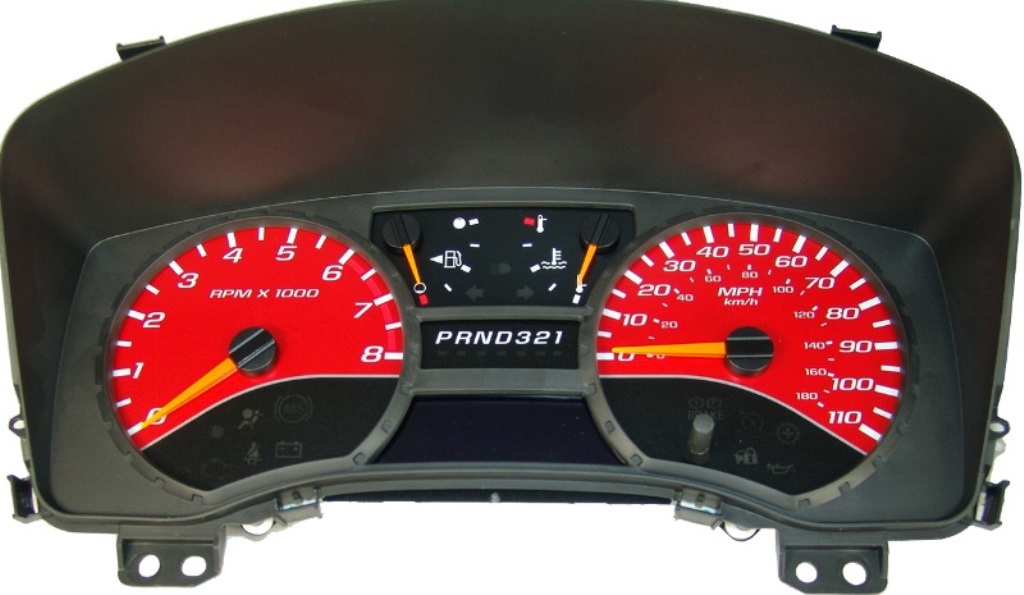 Pro Color Edition Custom Gauge Face Kit - US Speedo - Custom ...