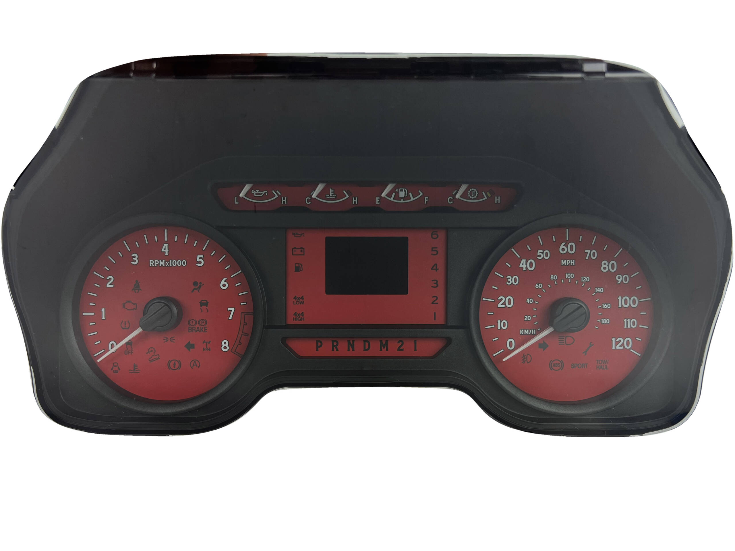 Pro Color Edition Custom Gauge Face Kit - US Speedo - Custom ...