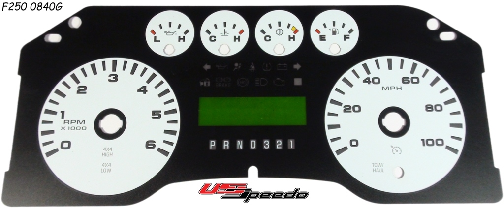 Pro Color Edition Custom Gauge Face Kit - US Speedo - Custom ...