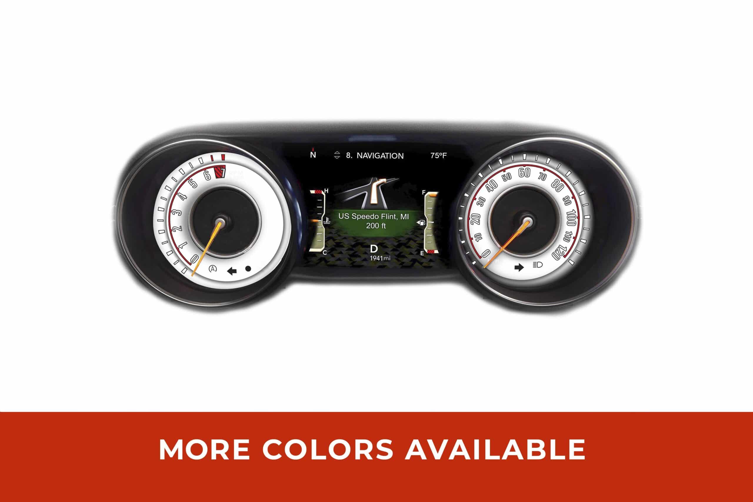 Pro Color Edition Custom Gauge Face Kit - US Speedo - Custom ...
