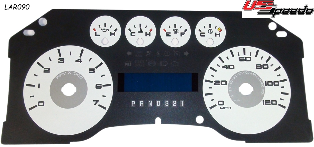 Pro Color Edition Custom Gauge Face Kit - US Speedo - Custom ...
