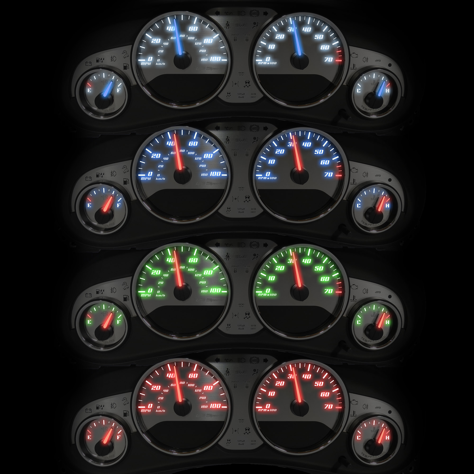 LED Speedometer Lighting Kit Upgrade for Your Vehicle Gas and Diesel ...