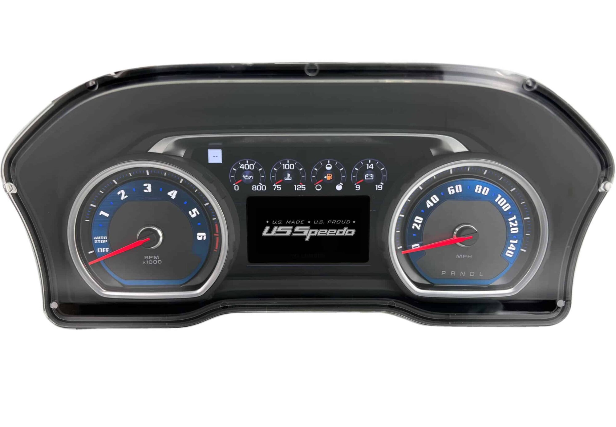 Aqua Edition Custom Gauge Face Kit - US Speedo - Custom Speedometers ...