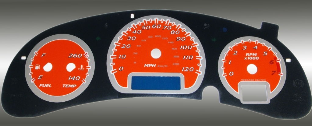 Pro Color Edition Custom Gauge Face Kit - US Speedo - Custom ...
