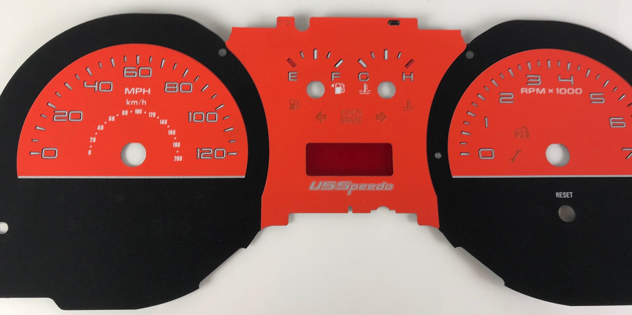 Pro Color Edition Custom Gauge Face Kit - US Speedo - Custom ...