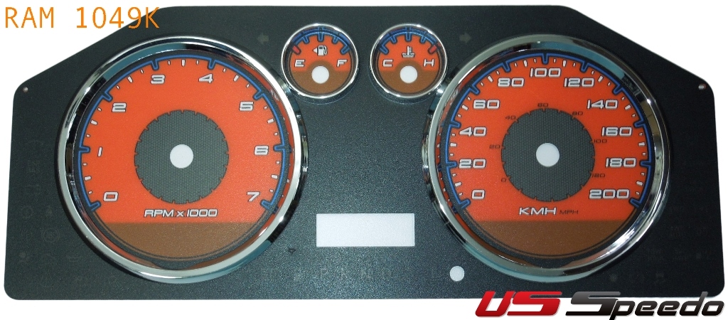 Pro Color Edition Custom Gauge Face Kit - US Speedo - Custom ...