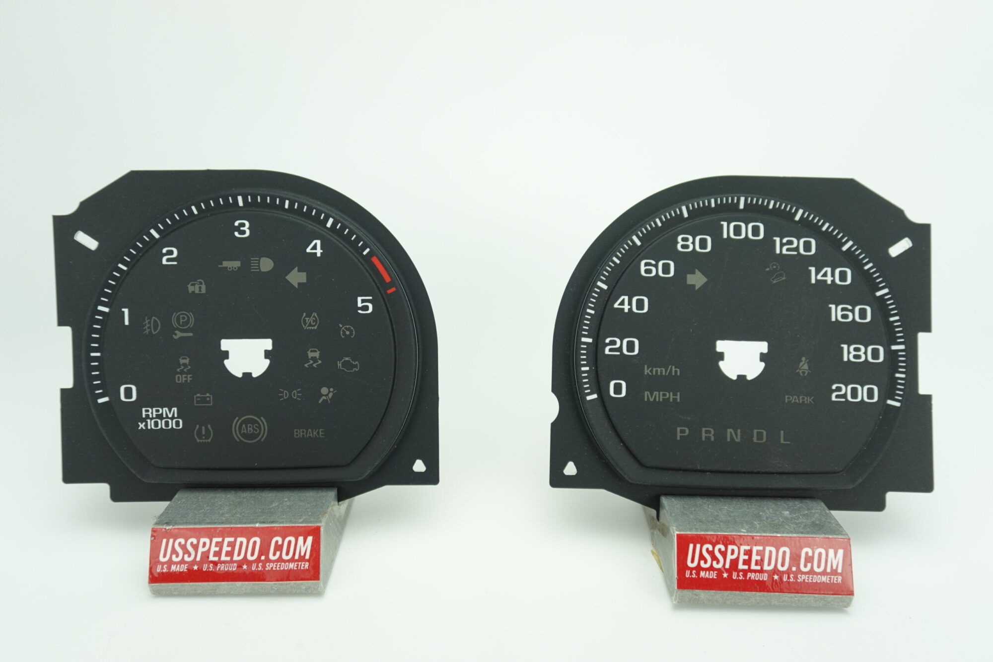 US Speedo Conversion Gauge Face - US Speedo - Custom Speedometers ...