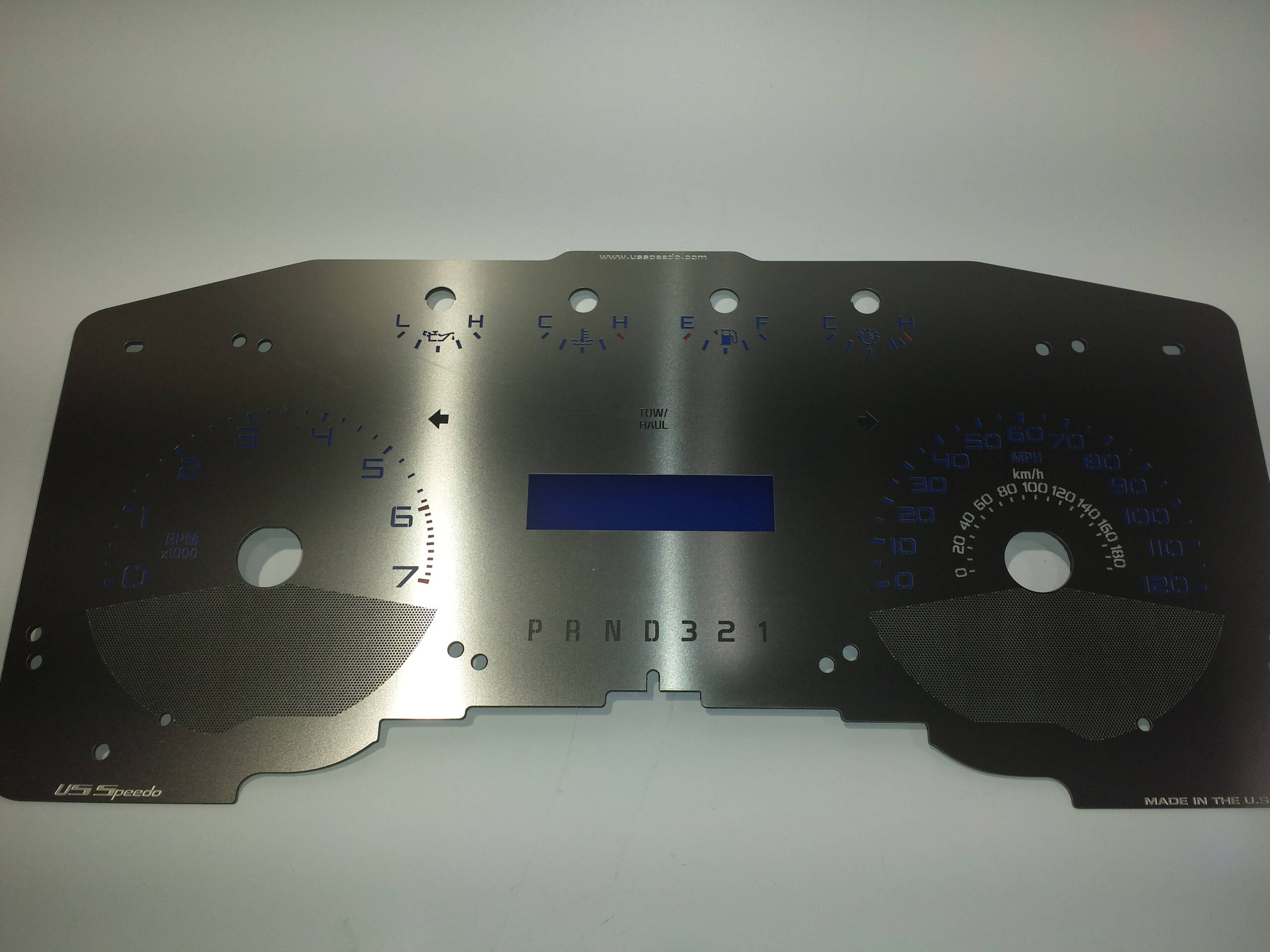 Stainless Edition Custom Gauge Face Kit - US Speedo - Custom ...