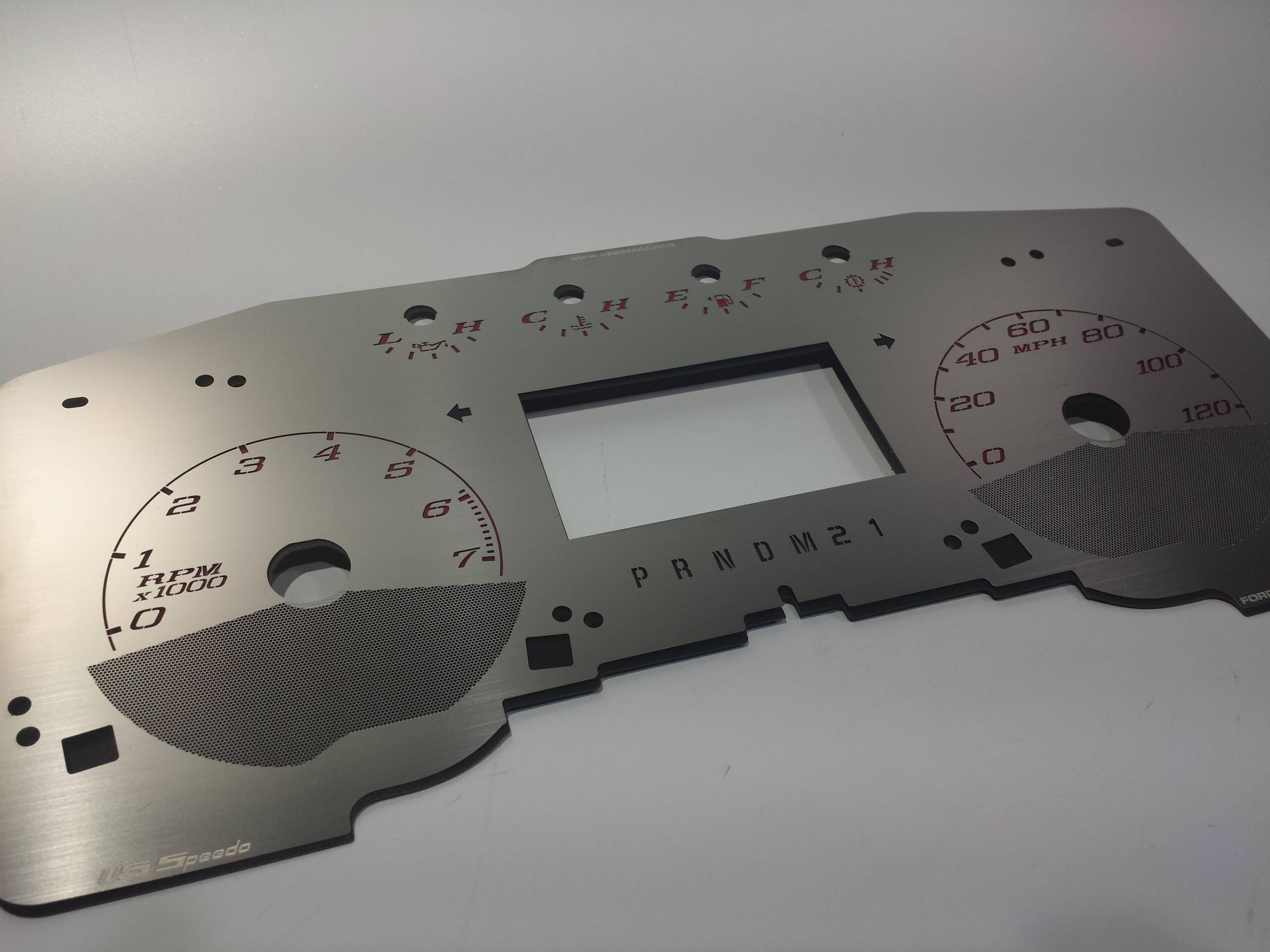 Stainless Edition Custom Gauge Face Kit - US Speedo - Custom ...