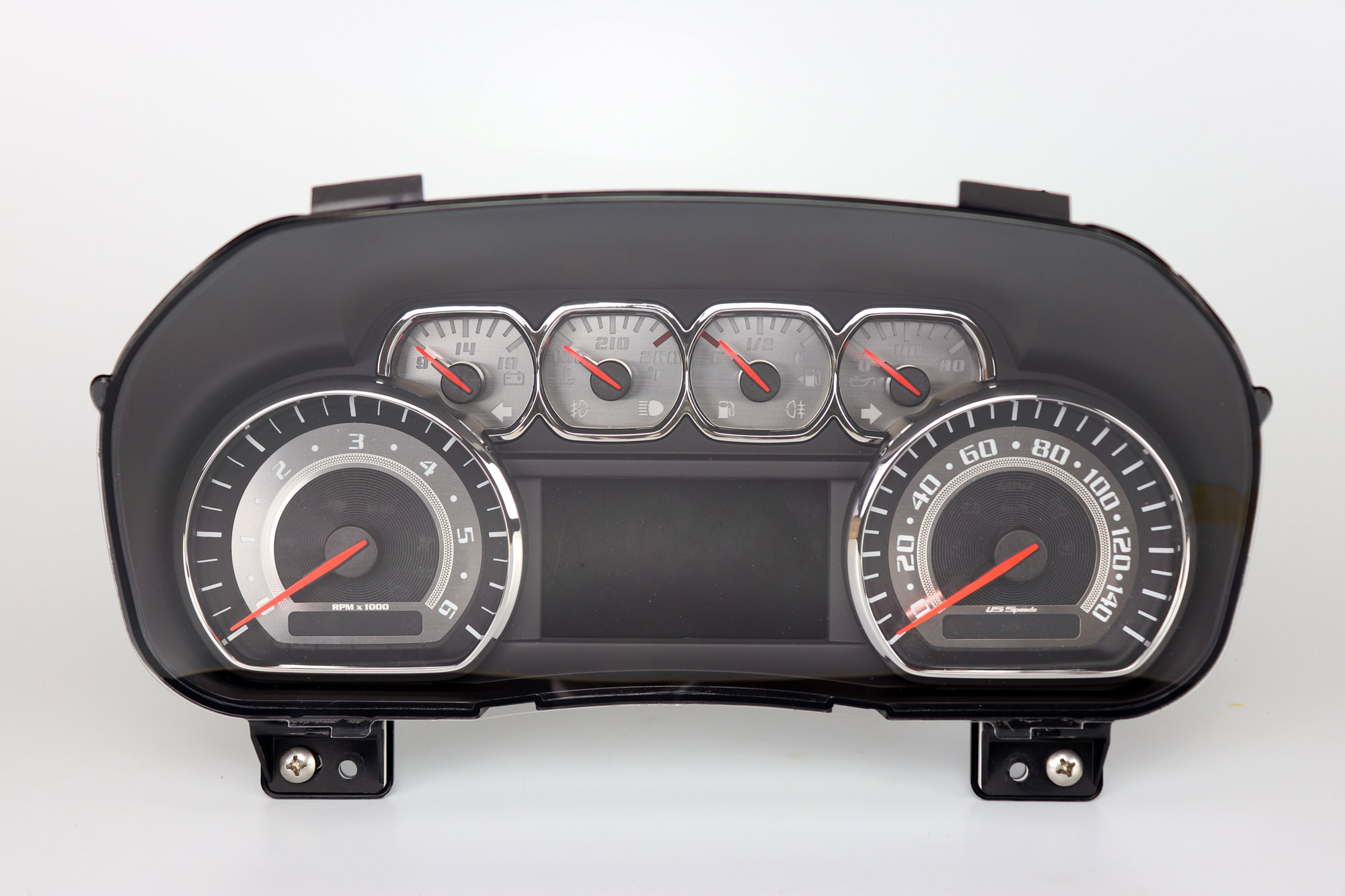 Stainless Edition Custom Gauge Face Kit - US Speedo - Custom ...