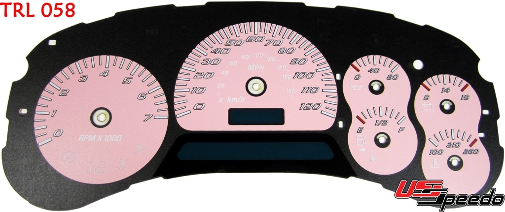 Pro Color Edition Custom Gauge Face Kit - US Speedo - Custom ...