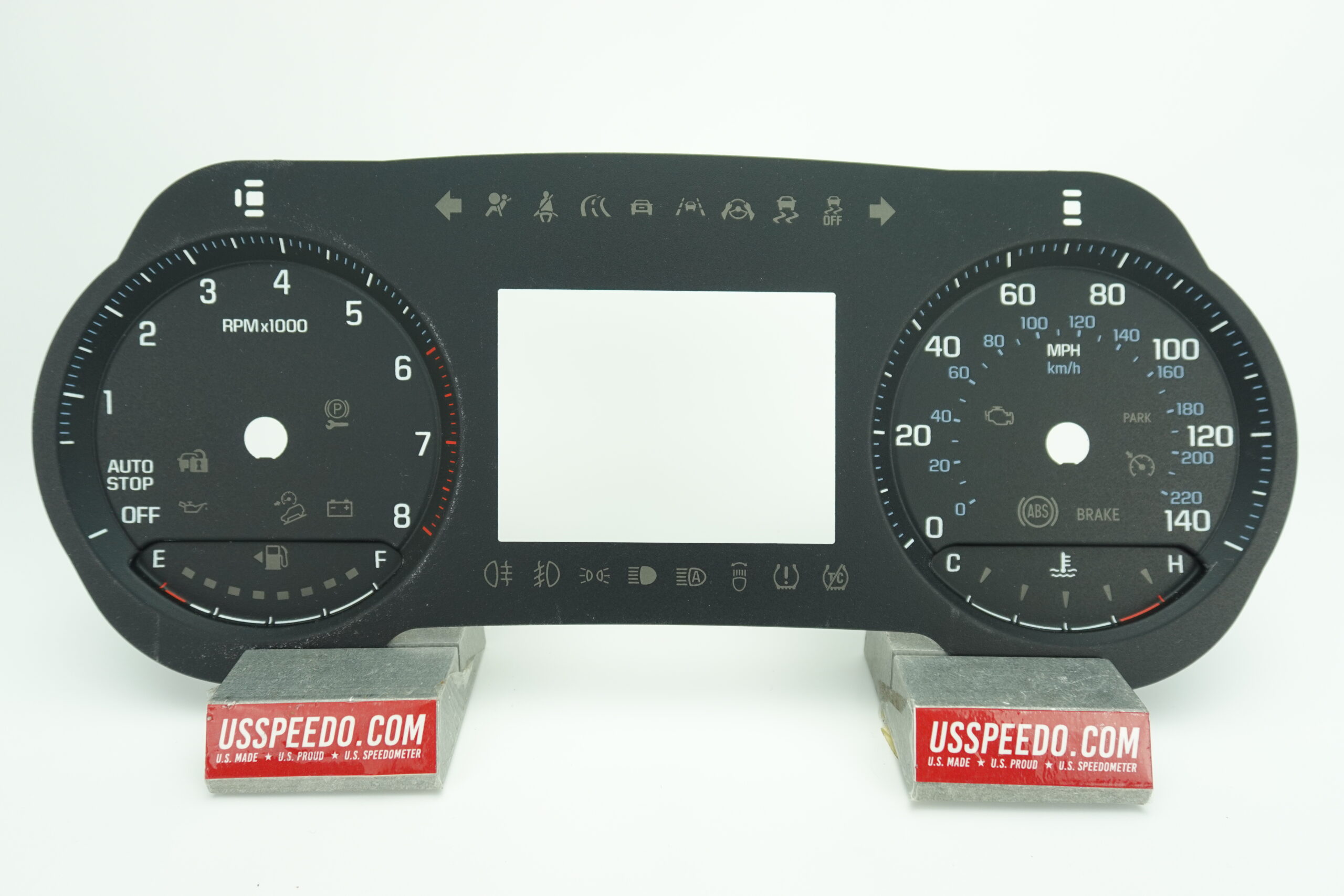 US Speedo Conversion Gauge Face - US Speedo - Custom Speedometers ...