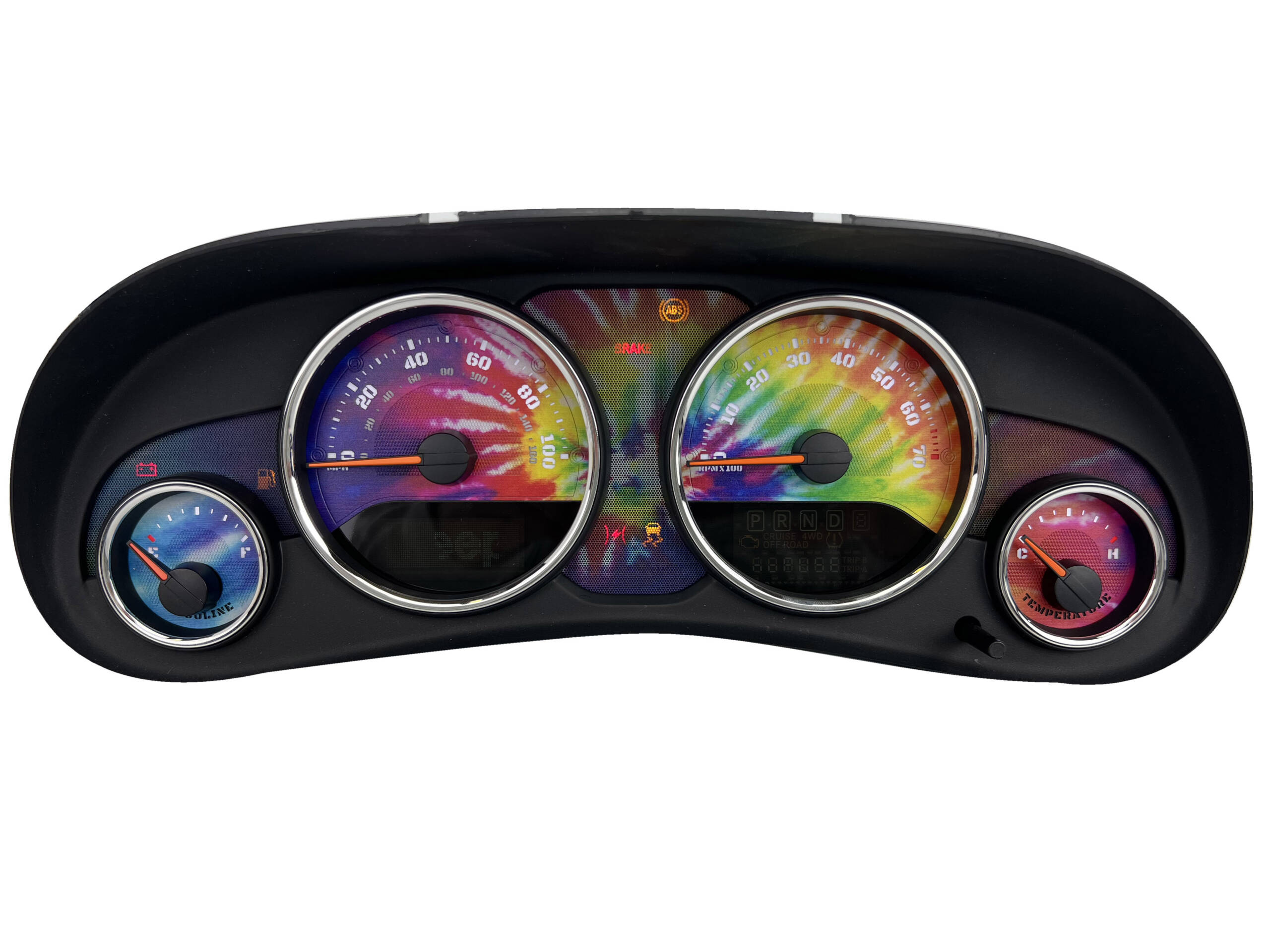 Custom Printed Stainless Gauge Face Kit - US Speedo - Custom ...