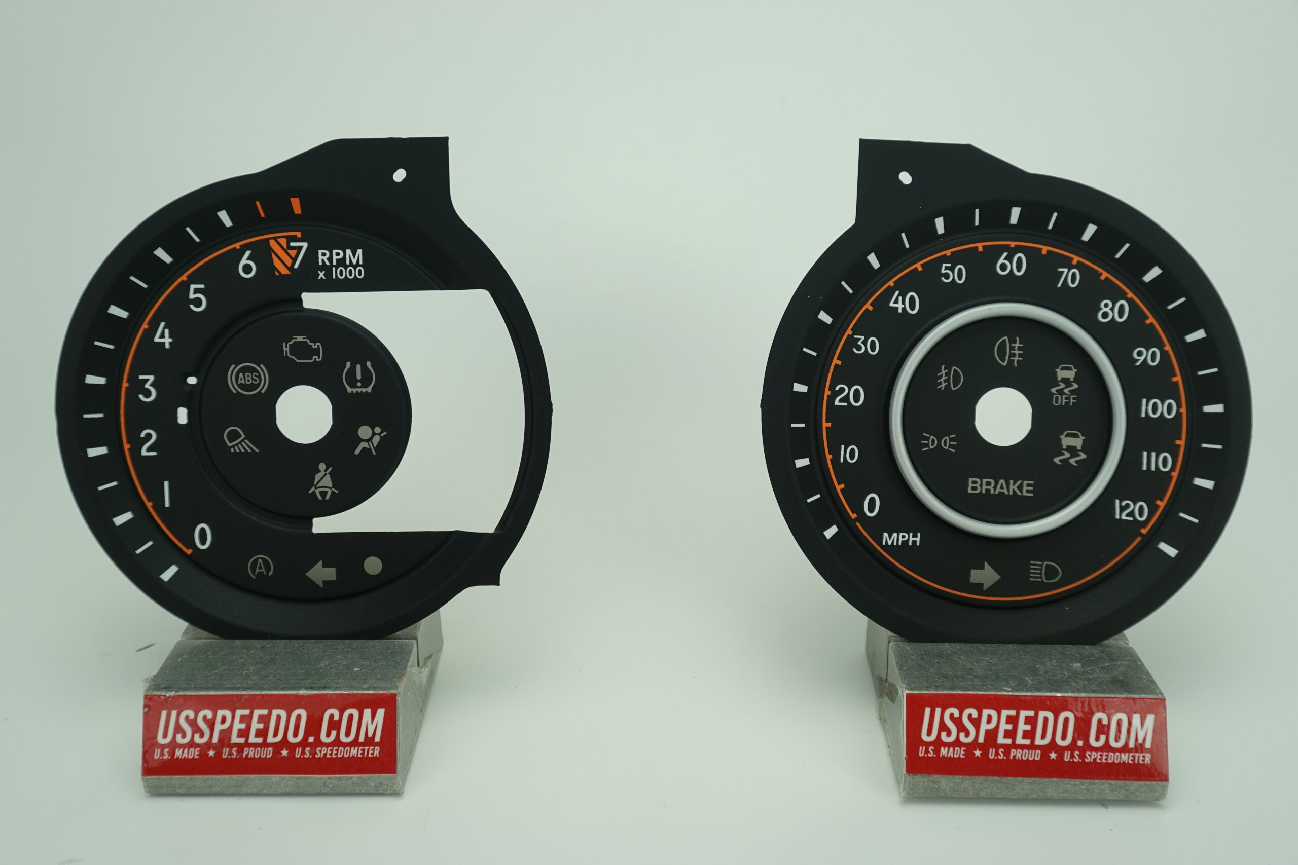 US Speedo Conversion Gauge Face - US Speedo - Custom Speedometers ...