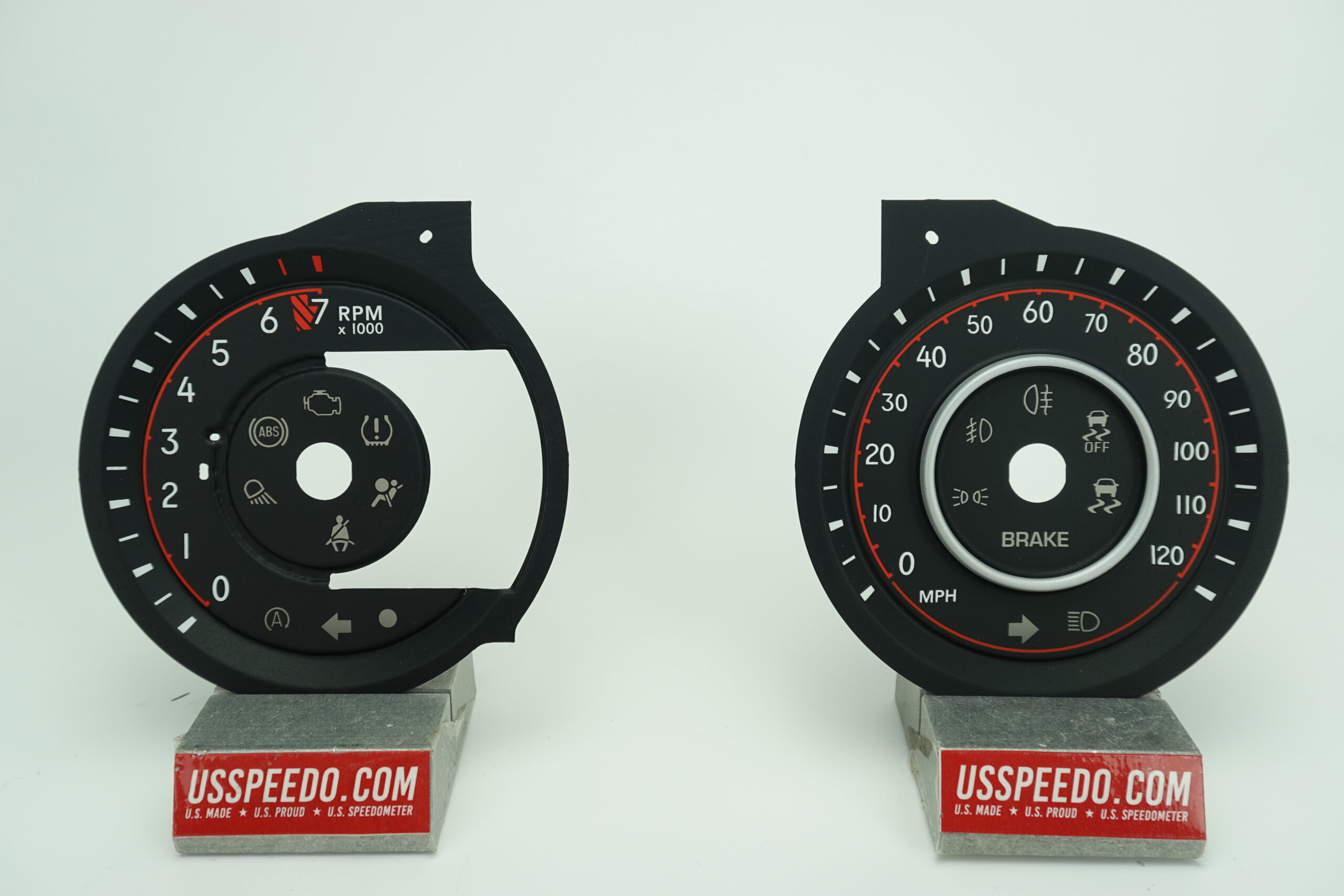 US Speedo Conversion Gauge Face - US Speedo - Custom Speedometers ...